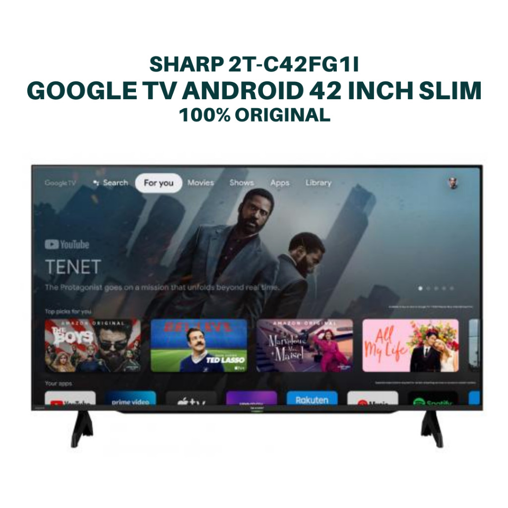 Jual LED TV Sharp 2T C42FG1i / 2TC42FG1i Full HD Google TV 42 inch ...