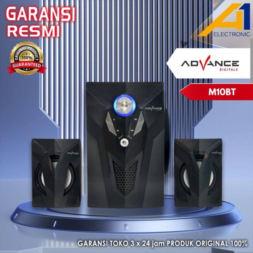 Jual Speaker Multimedia Advance M10BT / M10 BT Stereo Bluetooth ...