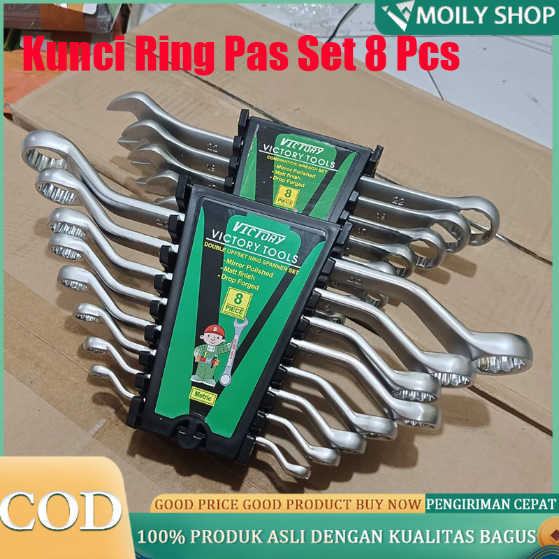 Jual Kunci Ring Pas Combination Wrench Kunci Ring Set Kombinasi Lengkap Pas Ring Set Lengkap ...