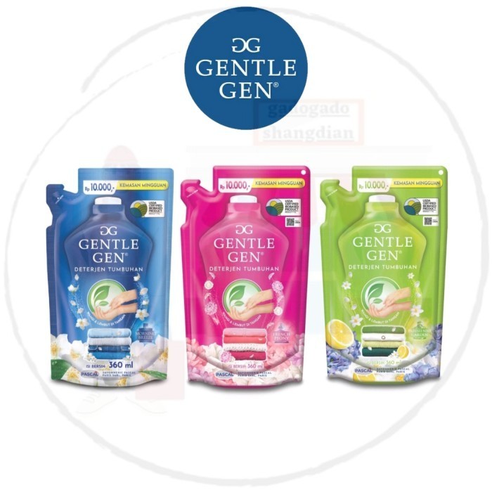 Jual Gentle Gen detergen tumbuhan 360ml refill | Shopee Indonesia