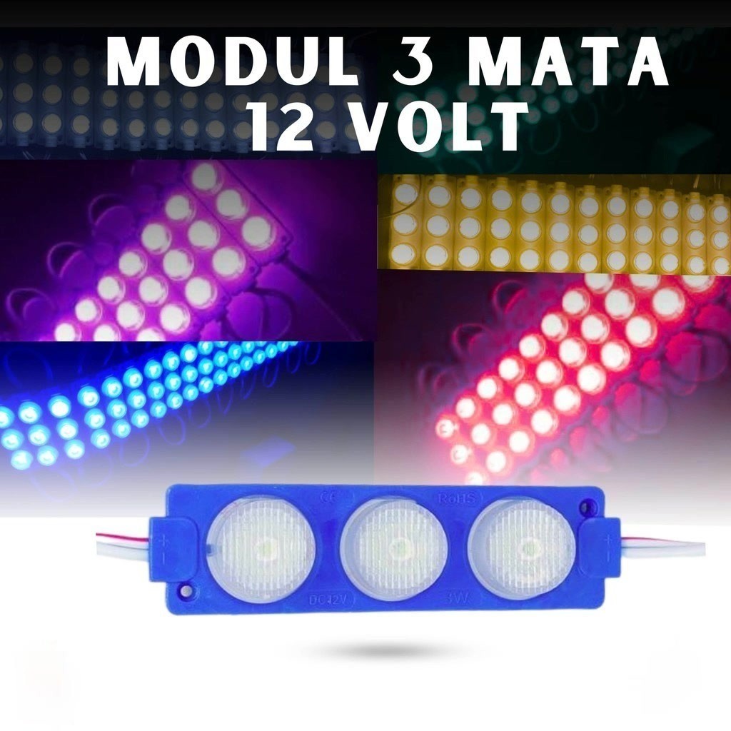Jual Lampu LED Module Bak Lampu Modul Strip Variasi Motor Mobil Truk ...