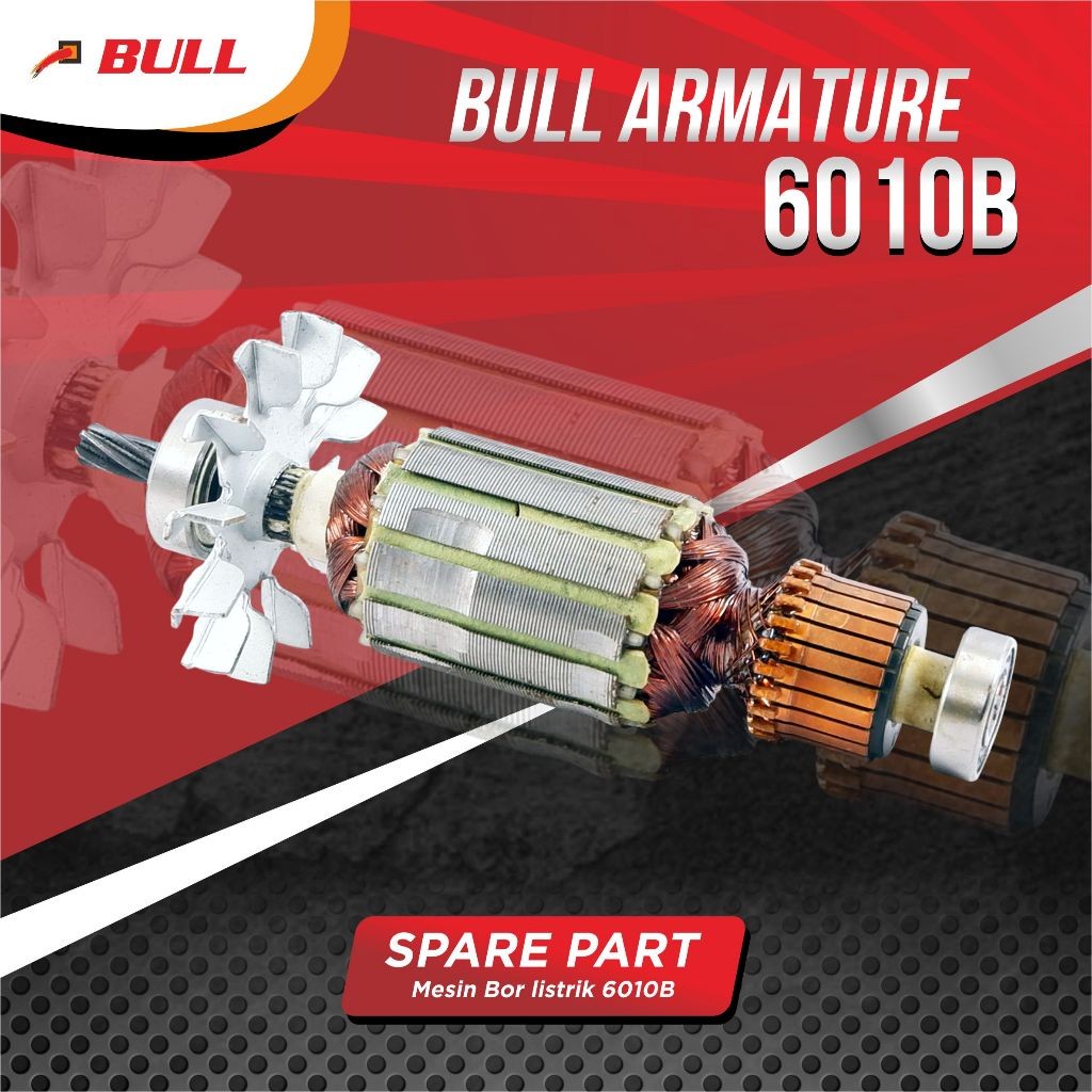 Jual BULL armature 6010B untuk bor makita 10mm / angker rotor dinamo ...