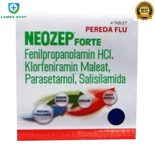 Jual NEOZEP FORTE | PER STRIP ISI 4 TABLET | OBAT FLU - Diskon | Shopee ...