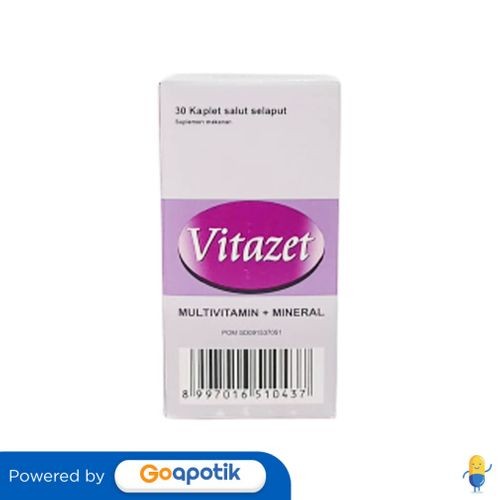 Jual Vitazet Botol Isi 30 Kaplet | Shopee Indonesia