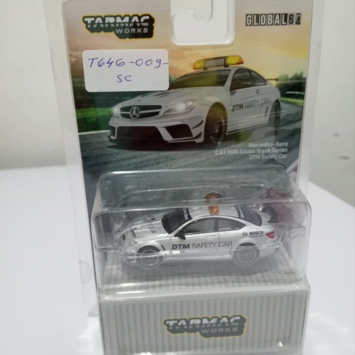 Jual Diecast Tarmac Mercedez Benz C63 AMG Coupe Black Series DTM -T64G-009-SC Miniatur Toy ...