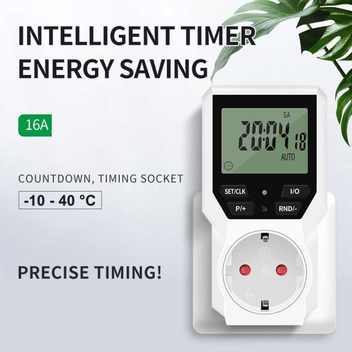 Jual Stop Kontak Timer Digital Colokan Listrik Timing Pengatur Waktu ...