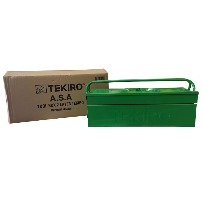 Jual Tool Box Besi 2 Susun Metal Toolbox Kotak Perkakas Toolkit Tempat ...