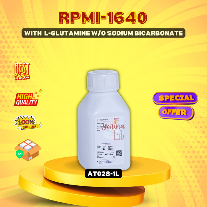 Jual RPMI-1640 w/ L-Glutamine w/o Sodium bicarbonate, 1 Liter - LABINDO | Shopee Indonesia