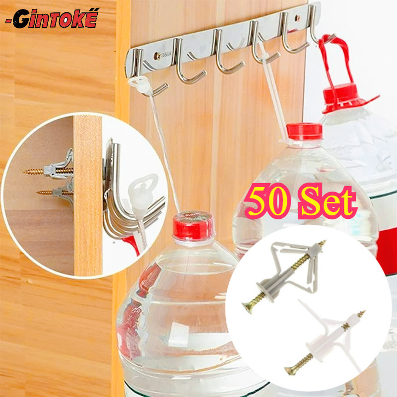 Jual 50Set Expanding Anchors Aircraft/Butterfly Expansion Bolt Set ...