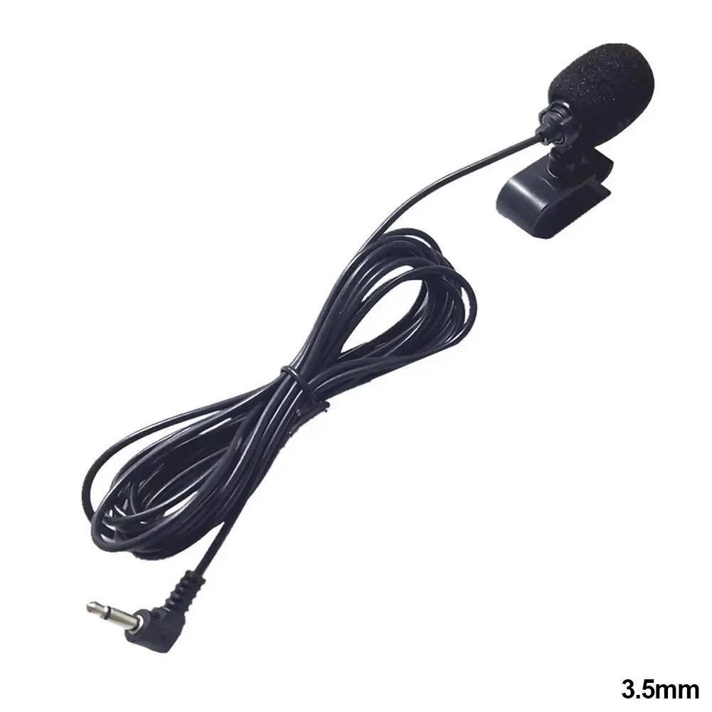 Jual Car Audio Microphone Radio 3.5MM Microphone Plug Wired Mic 3m ...