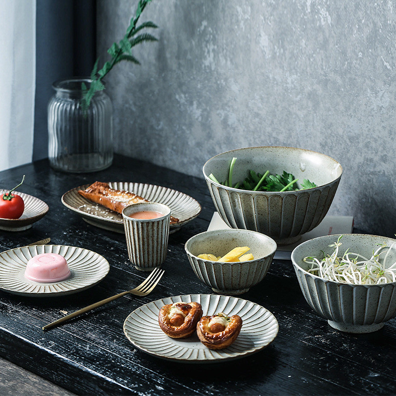 Jual [KINI] SUJI Tableware Set Piring Makan Saji Keramik | Plating ...
