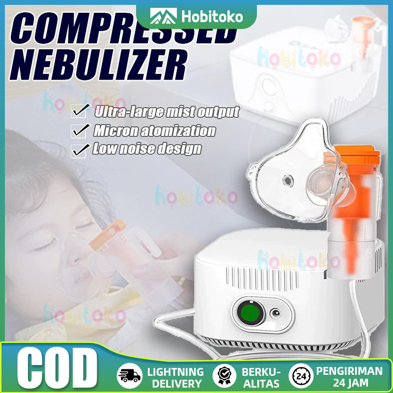 Jual Compressor Alat Nebulizer Anak Inhaler Asma Alat Pernapasan Asma ...