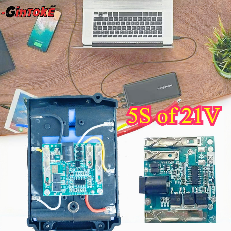 Jual Papan Pelindung Baterai 5S 21V 20A Pelindung Circuit Board Baterai ...