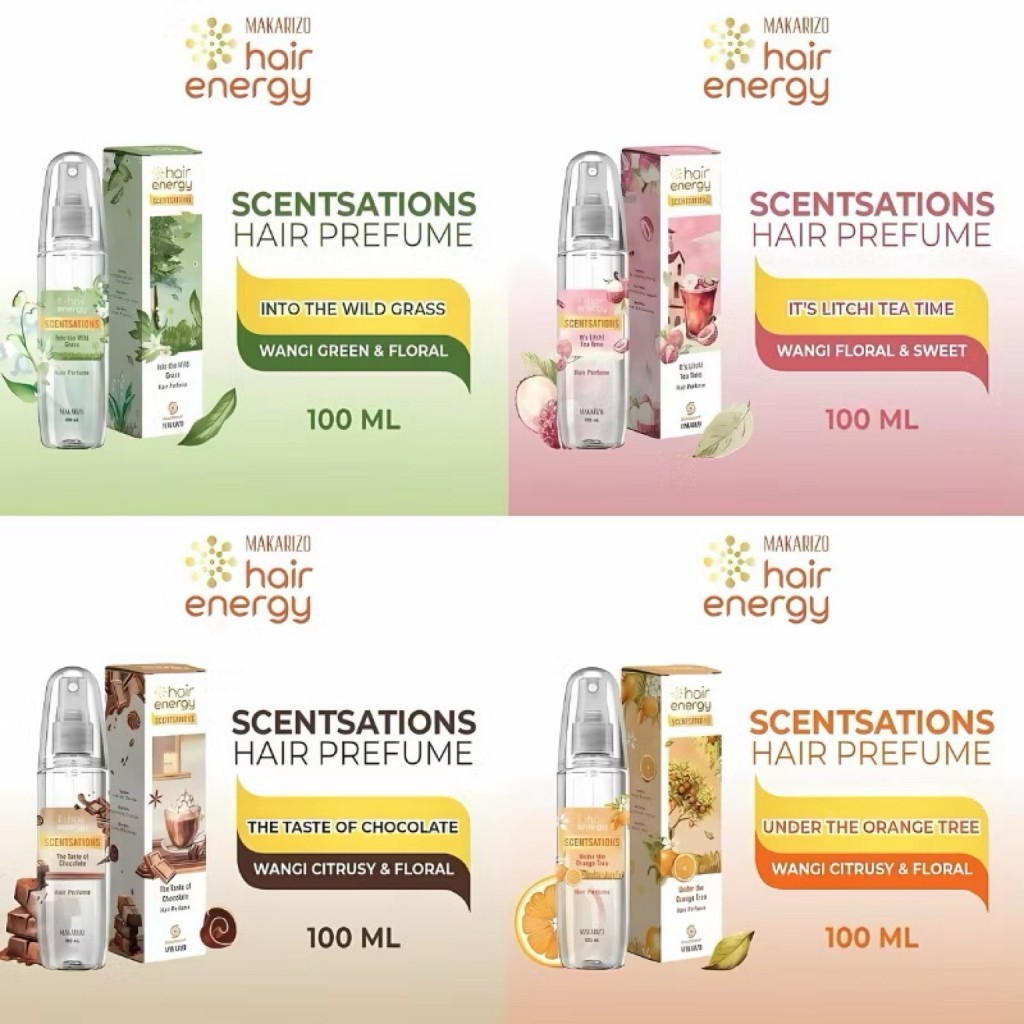 Jual Makarizo Hair energy Scentsations Hair Fragrance 100ML - Parfum ...