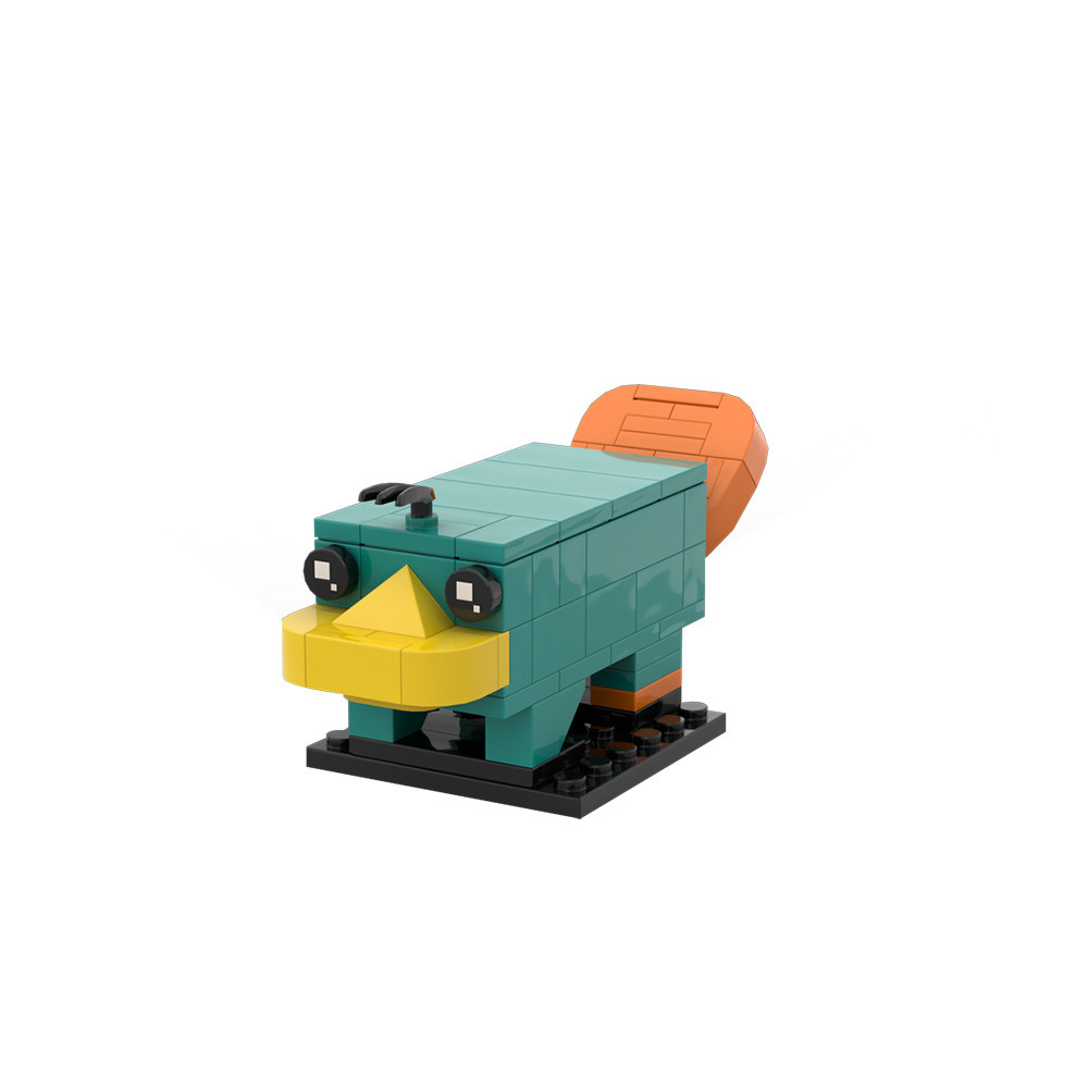 Jual MOC Phineas and Ferb & Perry the Platypus Building Blocks Cartoon ...