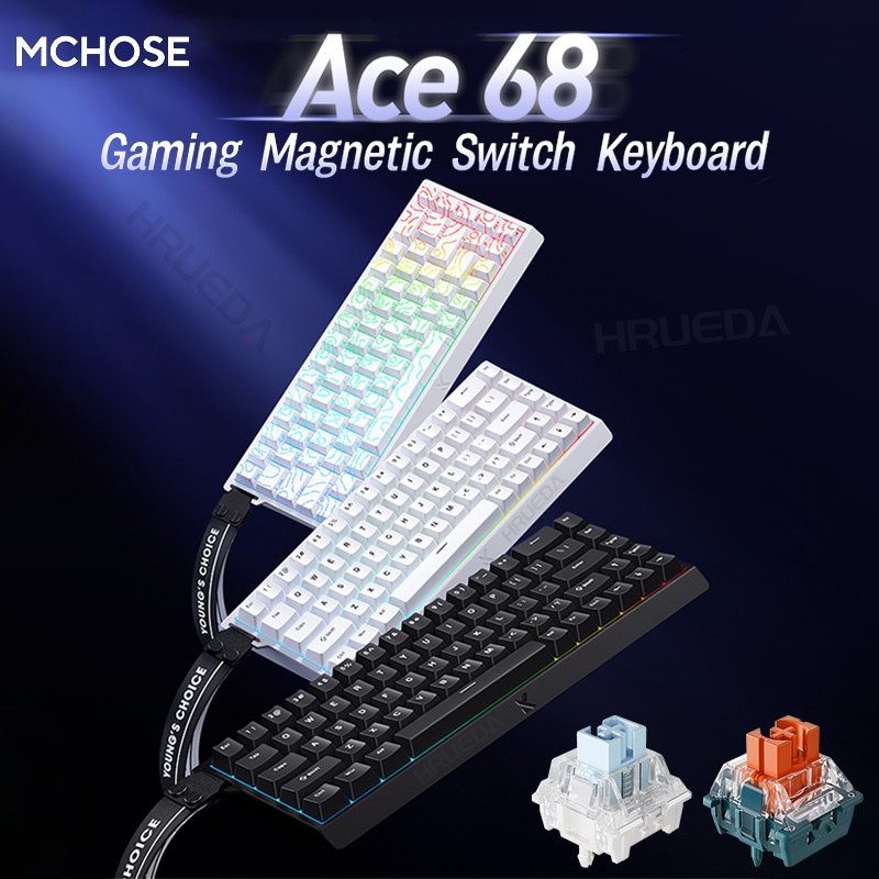 Jual MCHOSE ACE68 Mechanical Keyboard Magnetic Switch Hot Swap E-sports ...