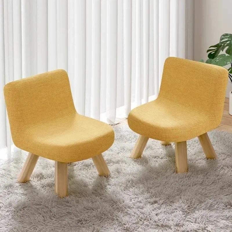 Jual Small Compact Backrest Chair Living Room Sofa Stool Simple Doorway ...
