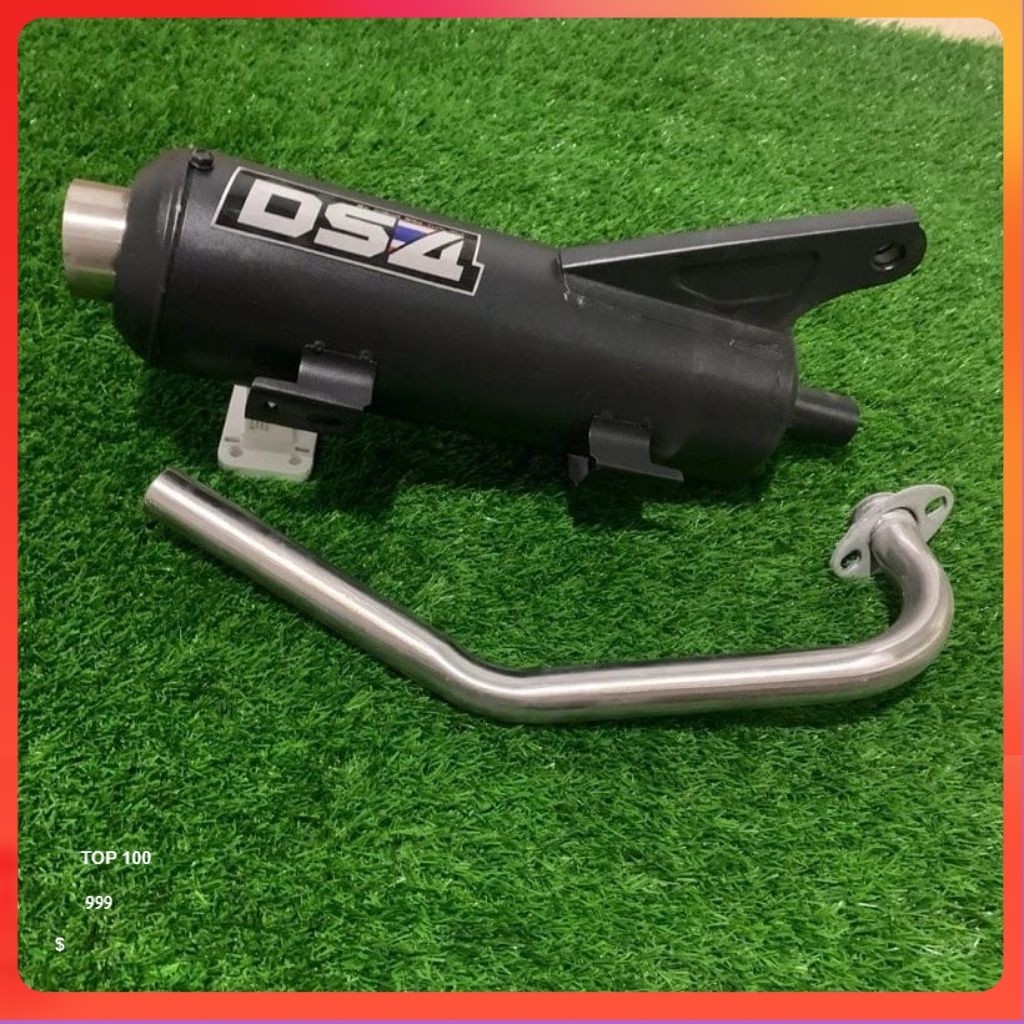 Jual exhaust Ds4 Muffler pipe 1set Power pipe Beat carb/fi Genio all ...