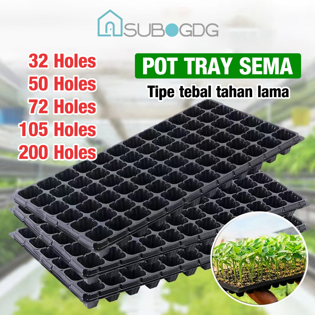 Jual SUBOGDG Pot Tray Semai Bibit Benih / Pot Bibit / Seedling Pot - 21 ...