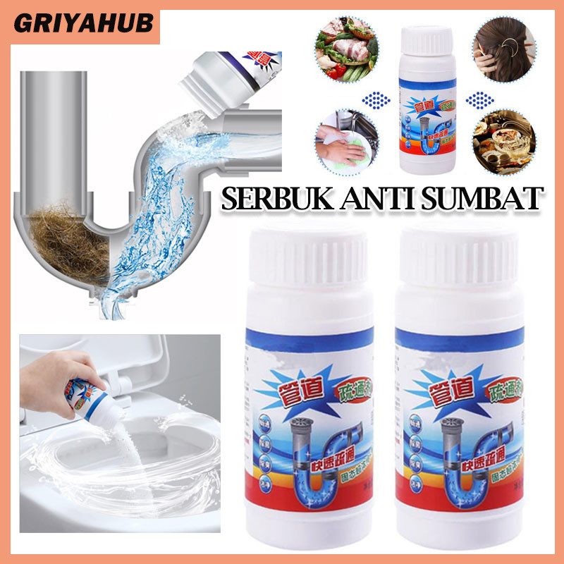 Jual 5PCS Serbuk Anti Sumbat/Anti Sumbat Saluran Air WC Pembersih Pipa ...