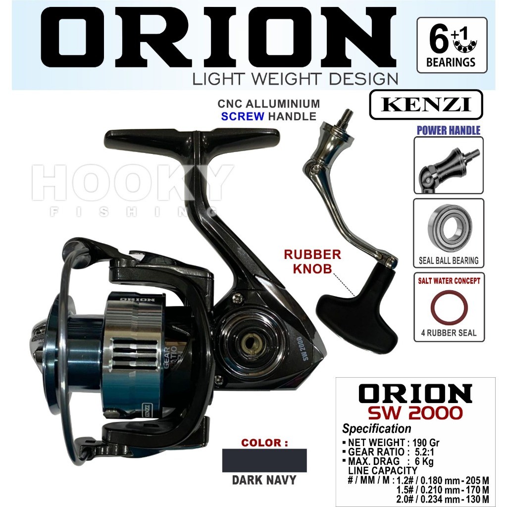 Jual Reel Kenzi Sw Orion - Spesifikasi Tertera Dalam Gambar | Shopee ...