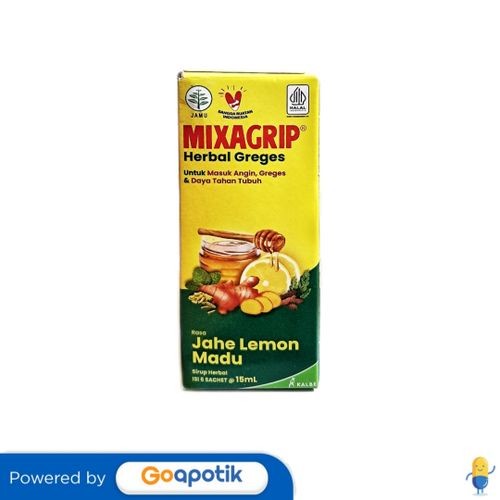 Jual Mixagrip Herbal Greges 15 Ml Box 6 Sachet | Shopee Indonesia