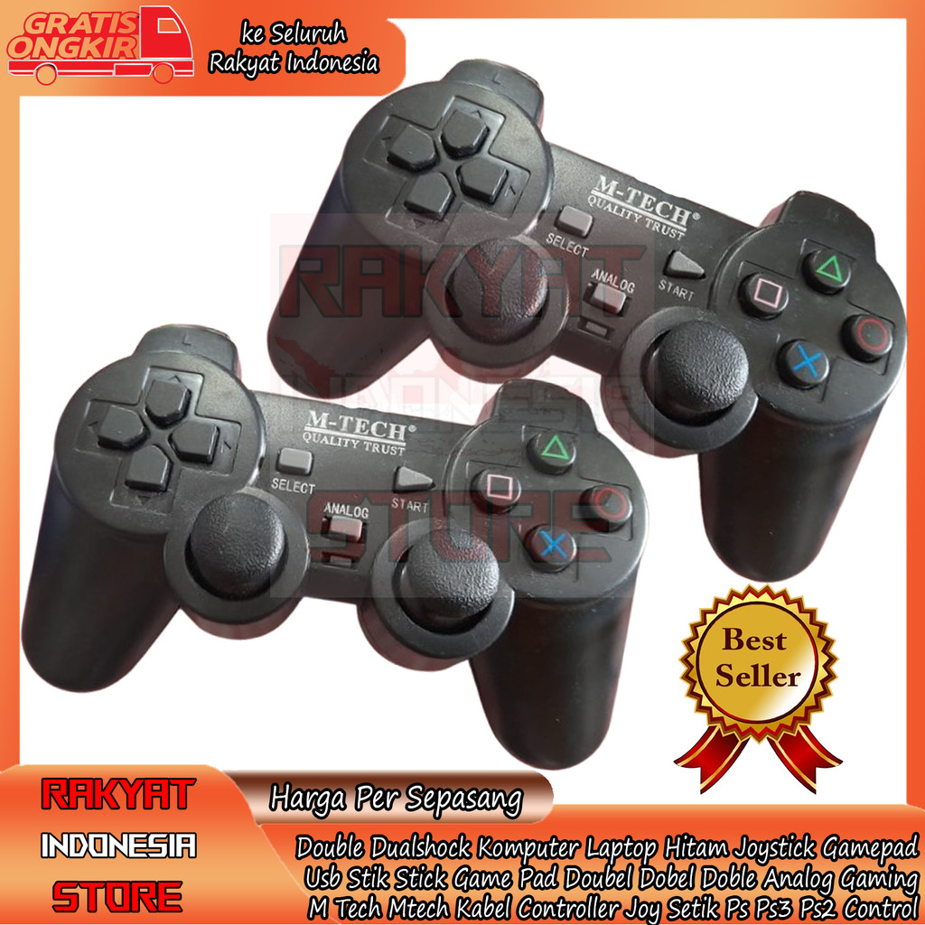 Jual Control Dual Shock Joystick Double Joystick Gamepad Usb Stik Stick ...