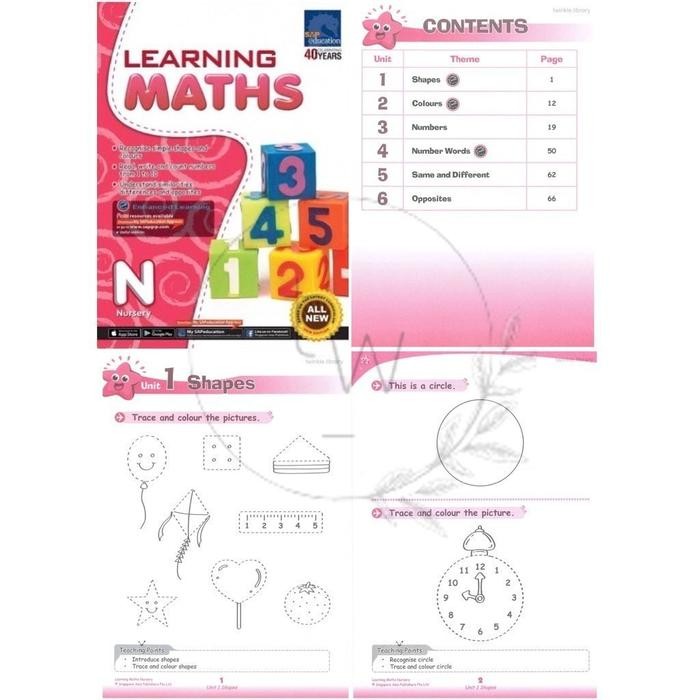Jual BUKU FISIK SAP Learning Mathematics / Maths for Primary Levels N ...