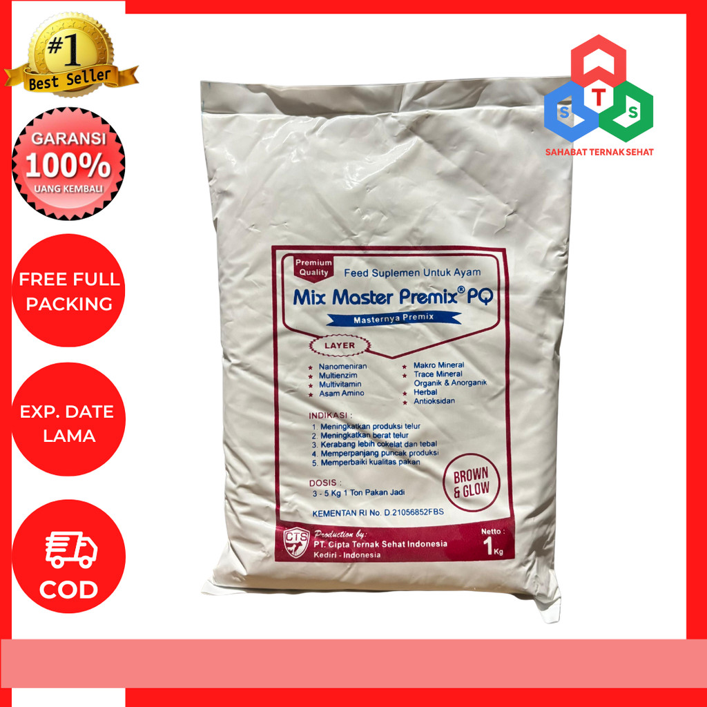 Jual MIX MASTER PREMIX LAYER 1 KG - Suplemen Pakan Untuk Ayam Petelur ...