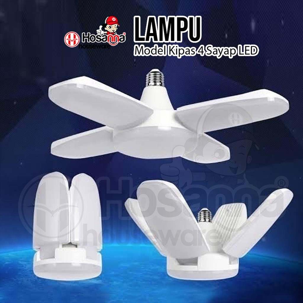 Jual Lampu MODEL Kipas 4 Sayap LED 40 W | Shopee Indonesia