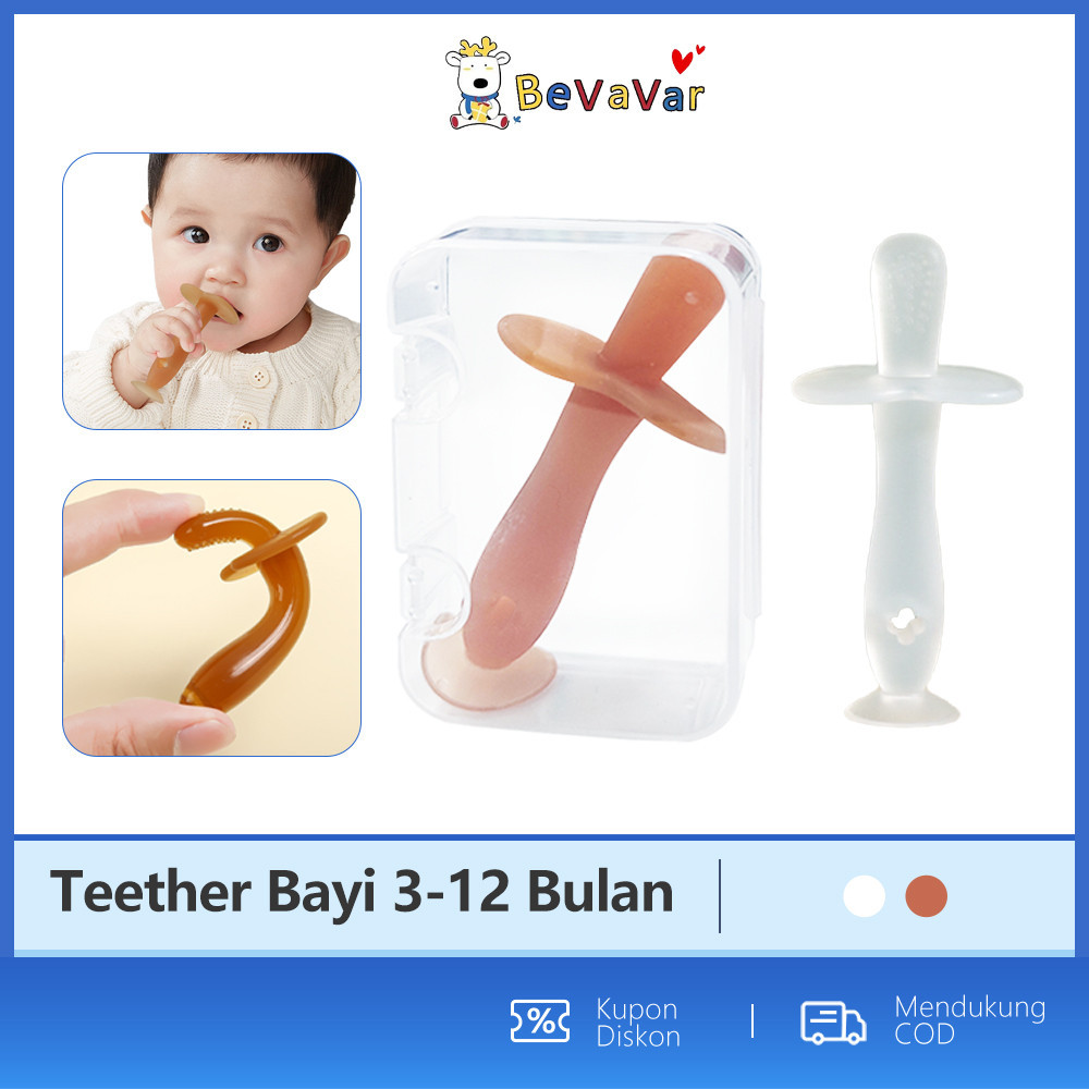 Jual BEVAVAR Mainan Teether Stick Bayi 3-12 Bulan Mainan Gigitan Bayi ...