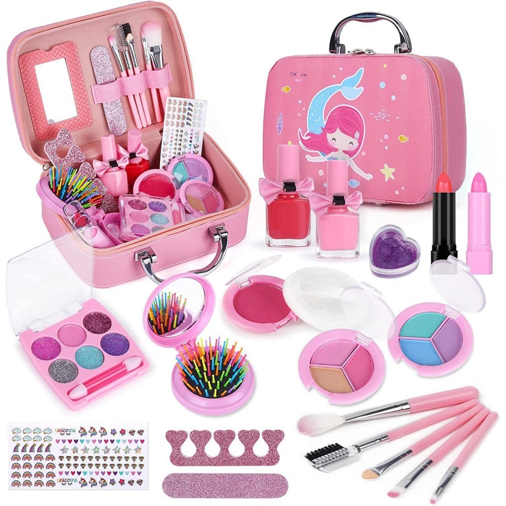 Jual Kit Rias Putri Duyung Perempuan Mainan Rias Lipstik Cat Kuku ...