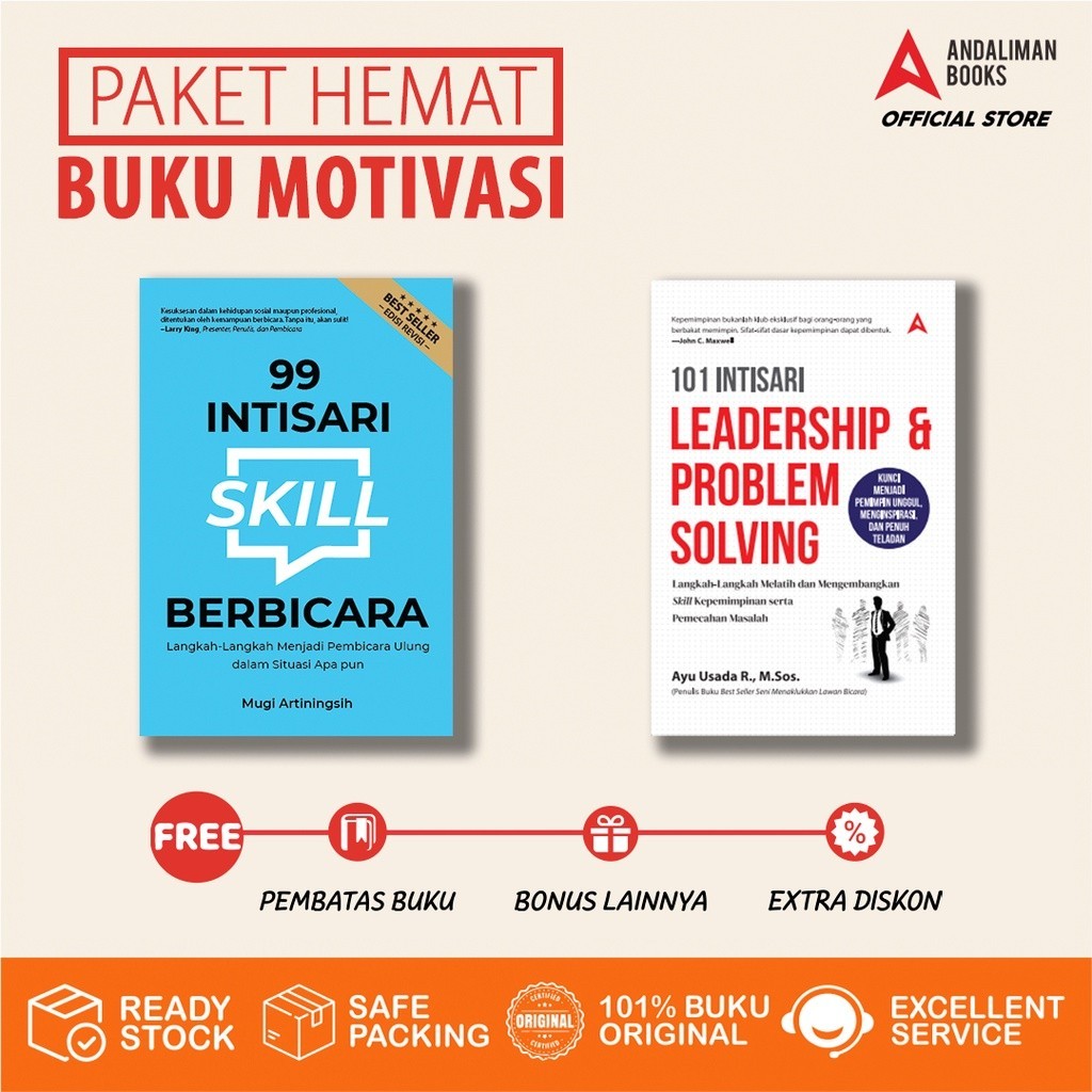 Jual Paket Hemat Buku Motivasi 7-99 Intisari Skill Berbicara,101 ...