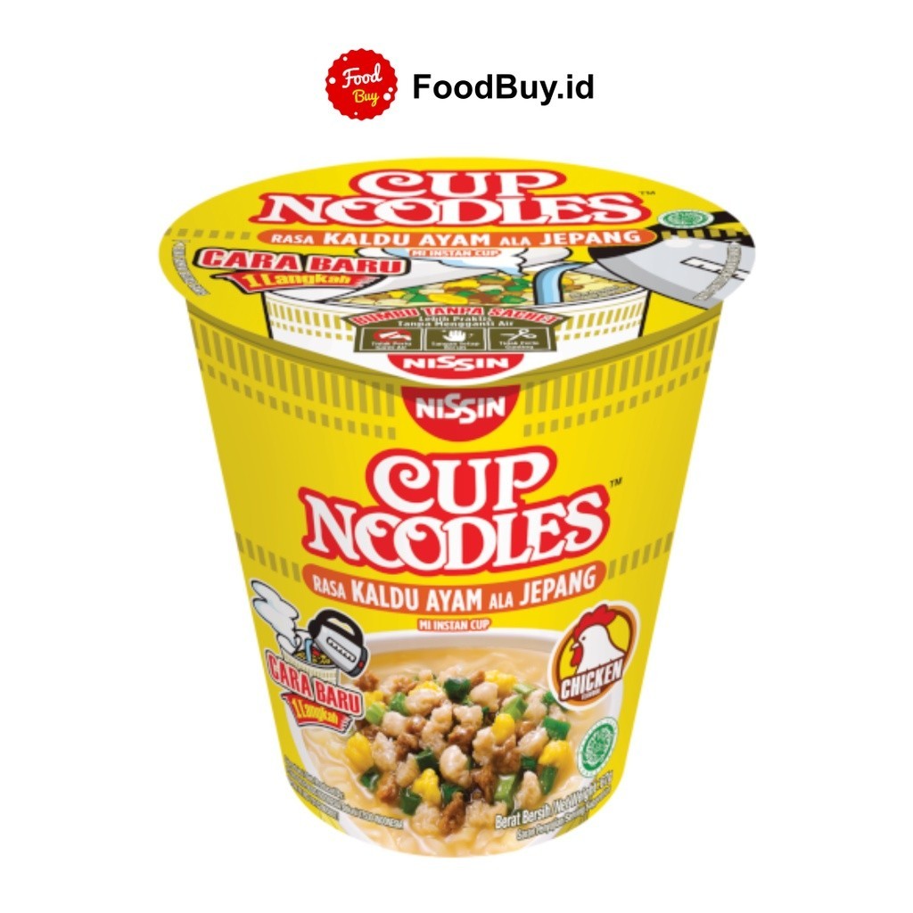 Jual Nissin Cup Noodles Rasa Kaldu Ayam Ala Jepang 67 gr | Shopee Indonesia