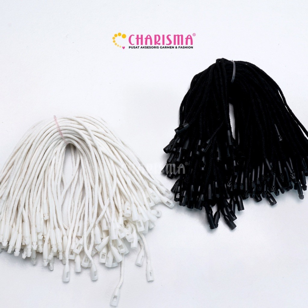 Jual Charisma Tali Hangtag 006 - Tali Hangtag Tali Hitam & Putih ...