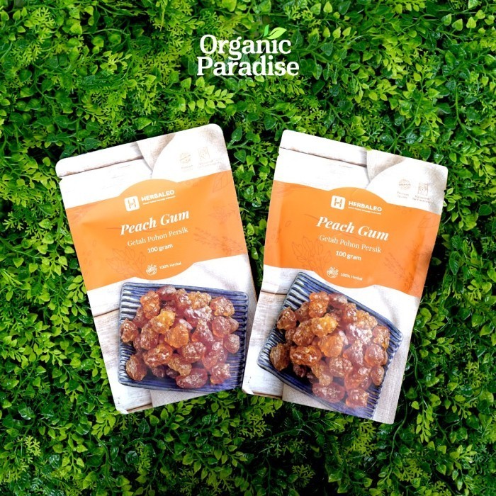 Jual Herbaleo Peach Gum Getah Pohon Persik 100 gram | Shopee Indonesia