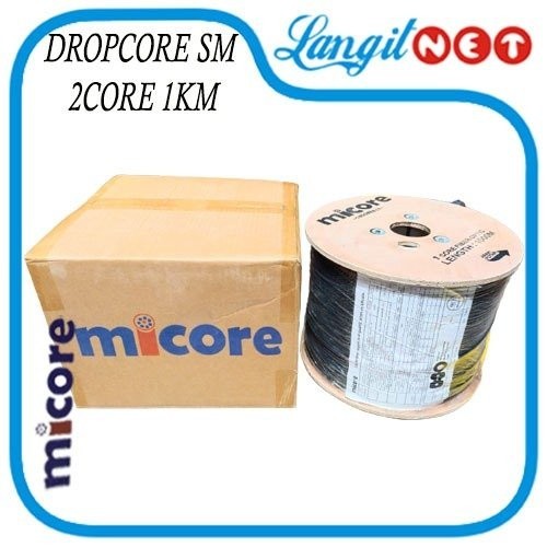 Jual MICORE CABLE FO DROPCORE SM 2CORE 1KM | Shopee Indonesia