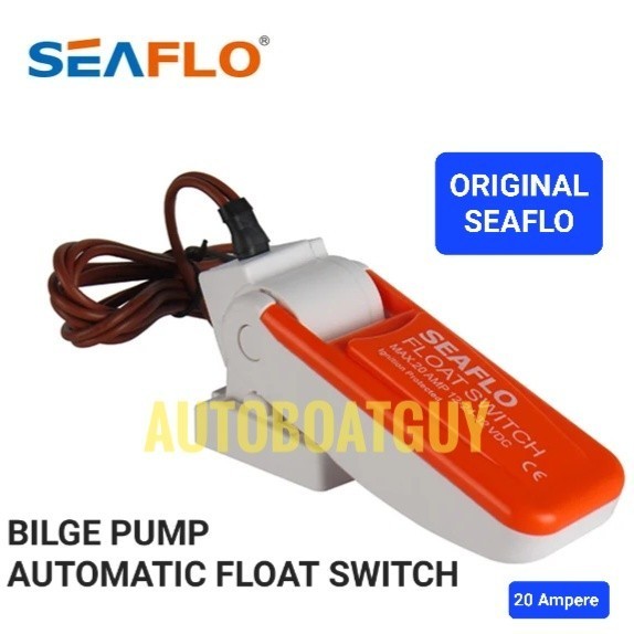 Jual Bilge Pump SEAFLO Automatic Float Switch 20 Ampere 12V Switch Otomatis | Shopee Indonesia