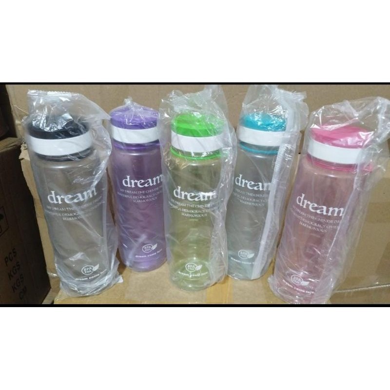 Jual Tumbler/Botol minum Dream uk 1000ml (free tali) | Shopee Indonesia