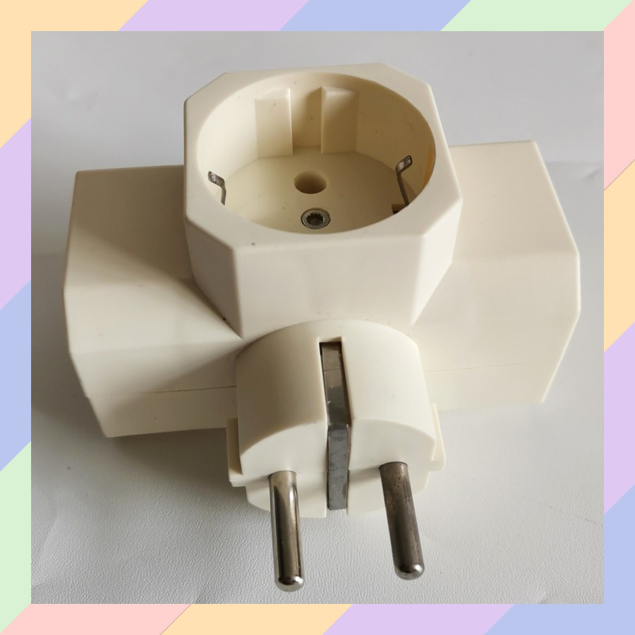 Jual AR66 Colokan Listrik T Arde Terminal Listrik Stop Kontak SNI Tusuk ...