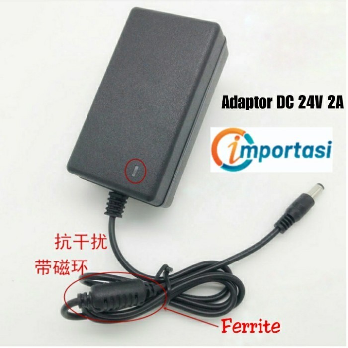 Jual Power Adaptor LED Strip Monitor DC 24V 2A Mist Maker Senter Laptop - 24V 1A | Shopee Indonesia