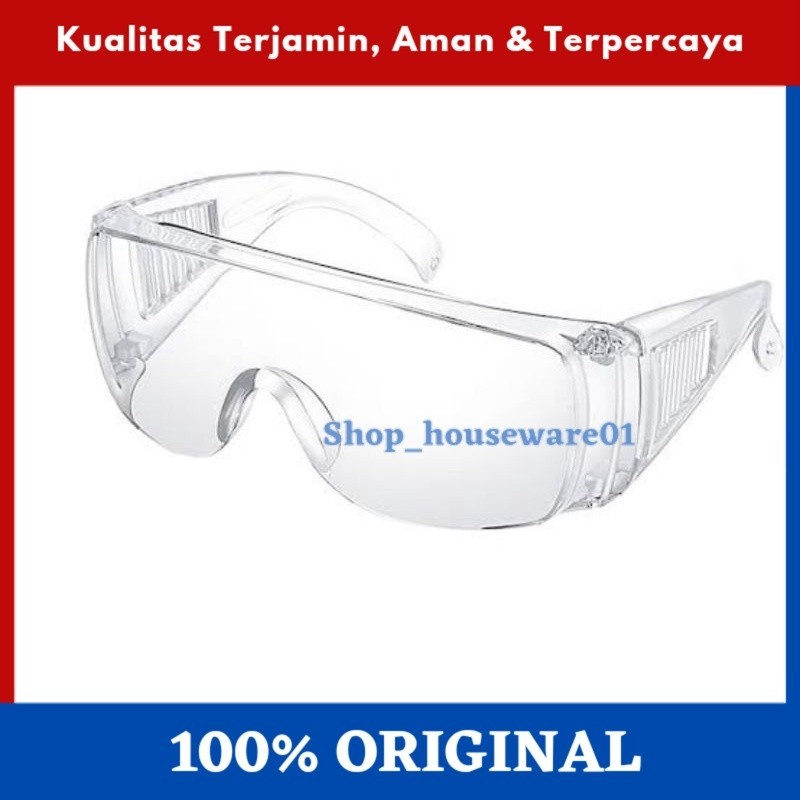 Jual Kaca mata Krisbow clear/Kaca mata Pelindung/Spectacle Clear/Kaca ...