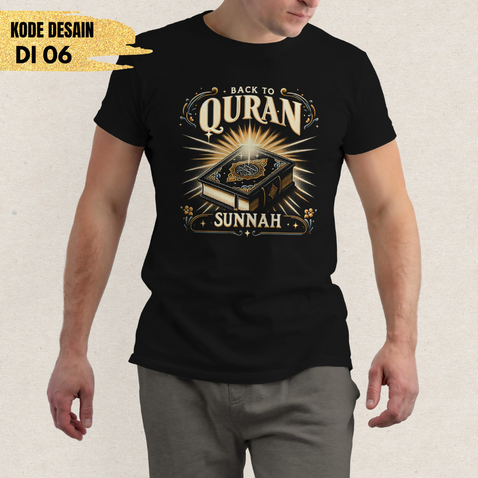 Jual Cetak Kaos Distro Dakwah Santri Katun Combed 24s Tebal Adem Lembut ...