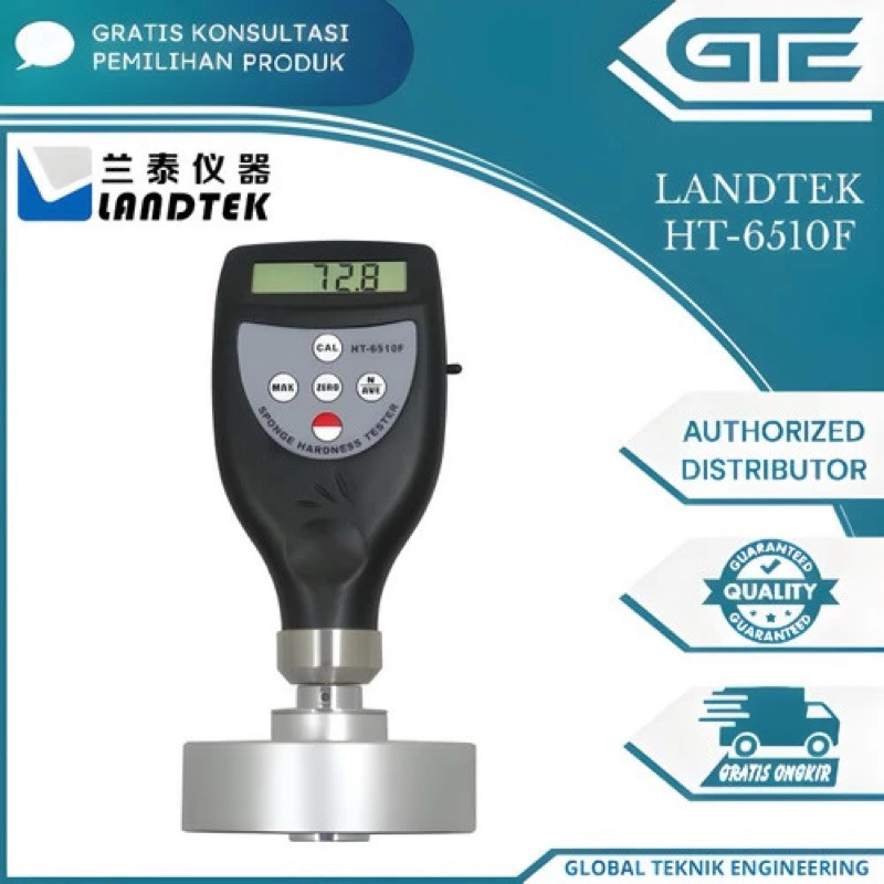 Jual Foam Hardness Tester Busa HT6510F Landtek Durometer Matress HT ...