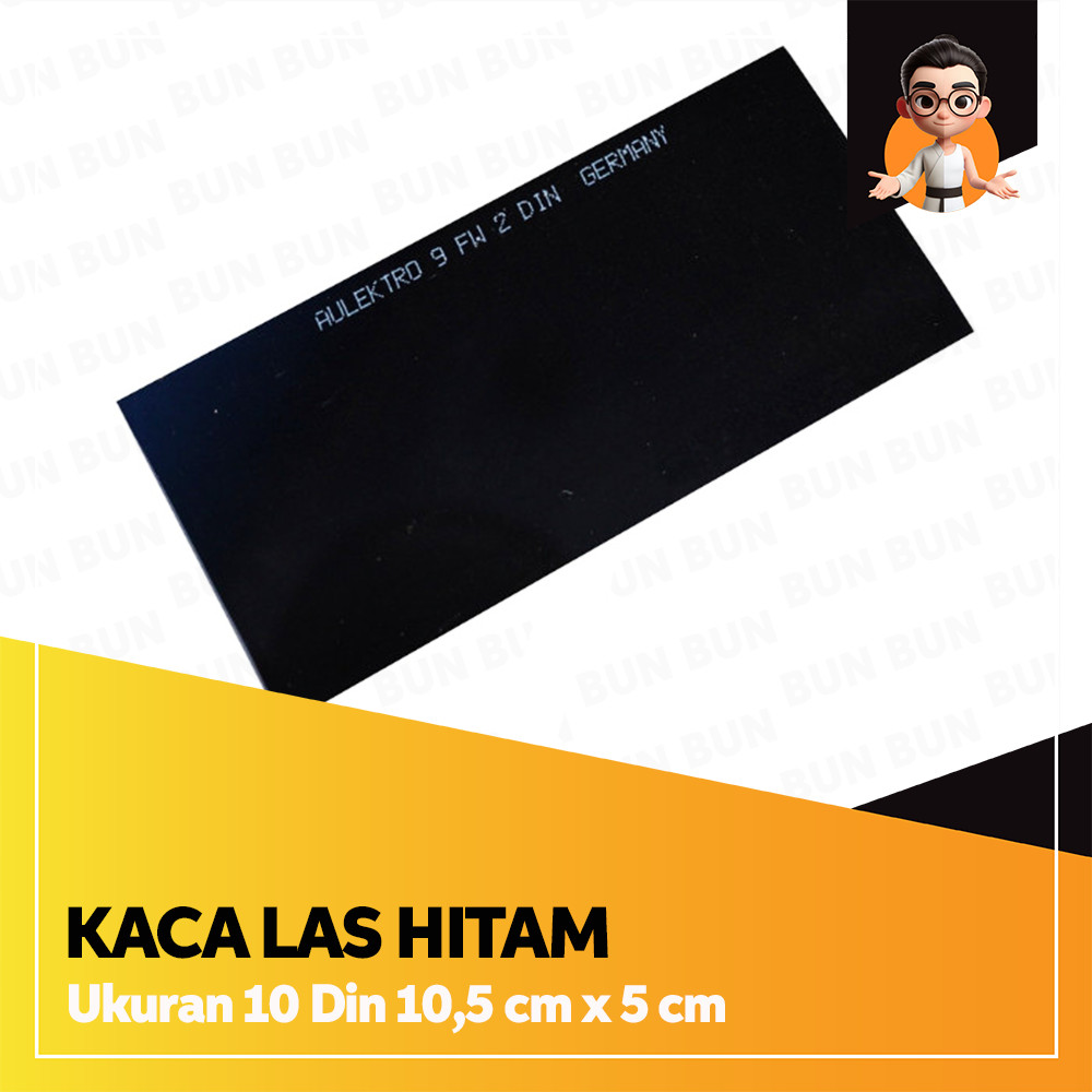 Jual Kaca Las Black Din 10 ukuran 10,5 x 5cm | Shopee Indonesia