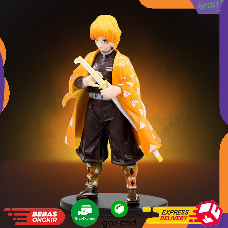 Jual Action Figure Demon Slayer Kimetsu no Yaiba Zenitsu Dengan ...