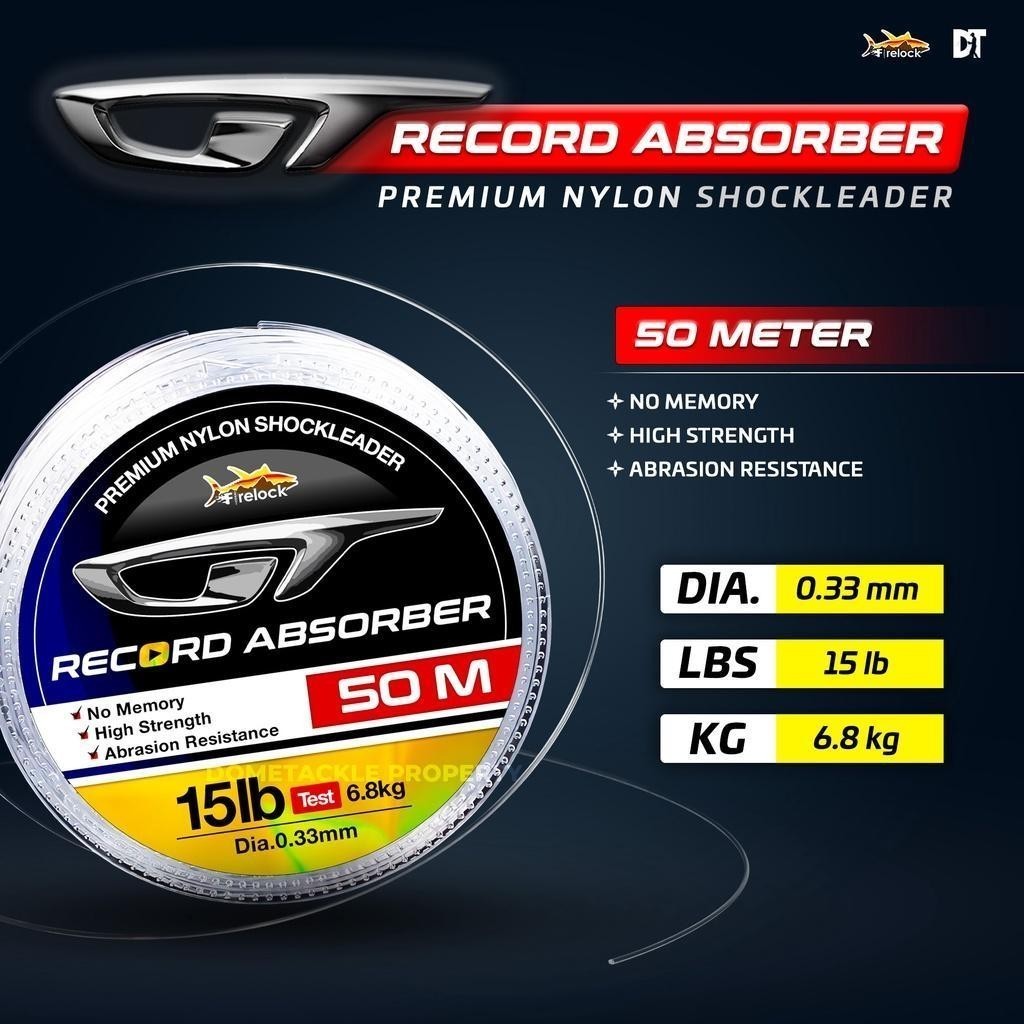 Jual Leader Firelock Senar Pancing Shock Leader Record Ecer 10 Meter ...