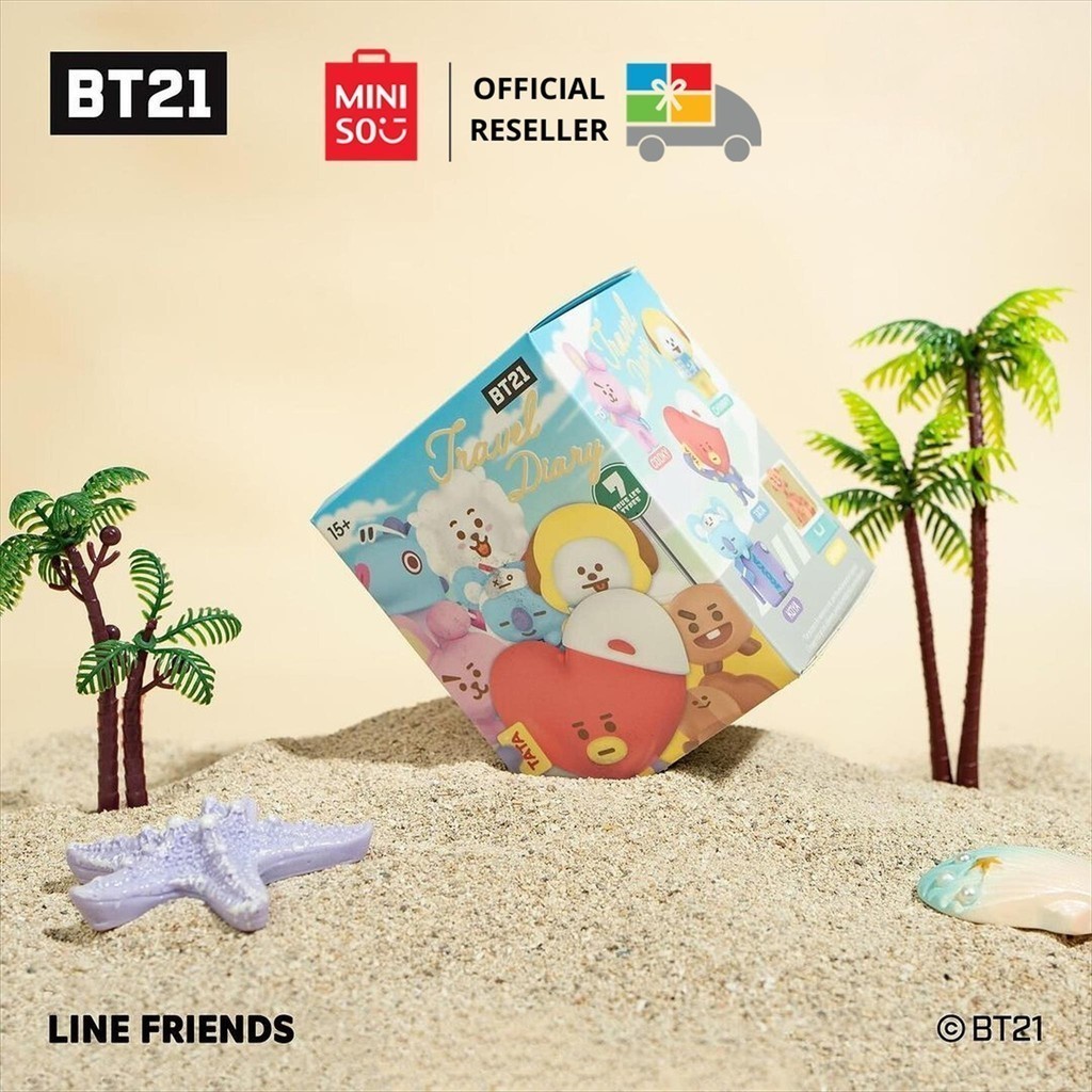 Jual JM17H MINISO x BT21 Travel Diary Series Surprise Box / Blind Box BT21 | Shopee Indonesia
