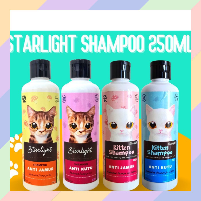 Jual 37S Shampoo Kucing STARLIGHT Shampo Sampo Mandi Kitten Cat Anti ...