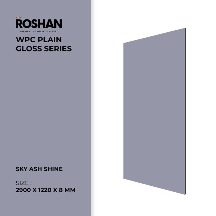 Jual Wall Panel WPC Roshan 2900x1220 Plain Series (Glossy) | Shopee ...